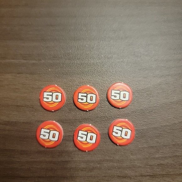 Pokemon | Toys | 5 Point Pokemon Damage Counters Set Of 6 | Poshmark